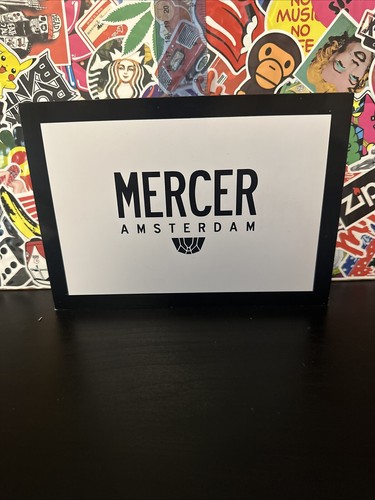 mercer amsterdam Shop Sign/plaque Block Very Rare | eBay