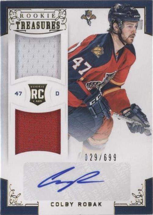 2012-13 Panini Rookie Anthology - Rookie Treasures Colby Robak #123 / ...