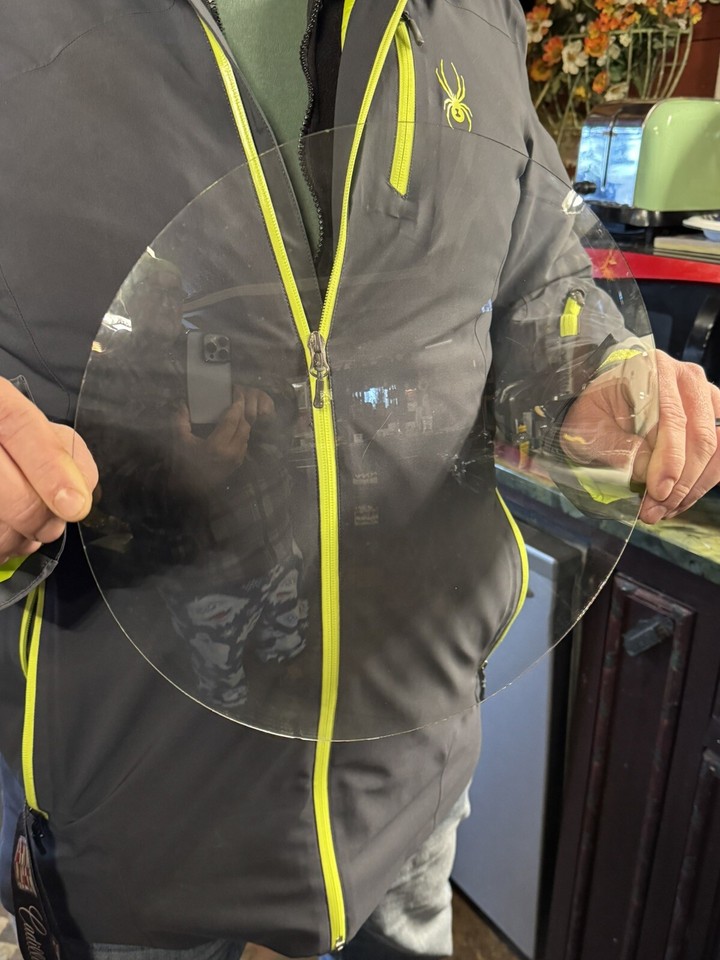 12 inch Round Glass Lens Replacement Front for Vintage thermometer or ...