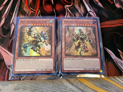 YUGIOH HAPI GUIDANCE OF HORUS + QEBEHSENUEF PROTECTION OF HORUS AGOV ...