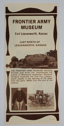 1990s Fort Leavenworth Kansas KS Frontier Army Museum Vintage Travel ...