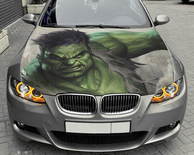 Hulk Car Hood Wrap Vinyl Decal Full Color Graphics Avenger Sticker | eBay