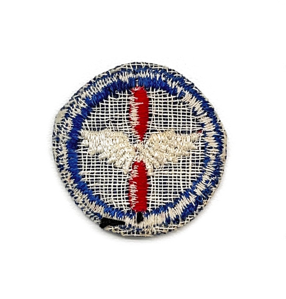 Vintage CAP CIVIL AIR PATROL WINGS PROPELLER Round Uniform Badge TWILL ...