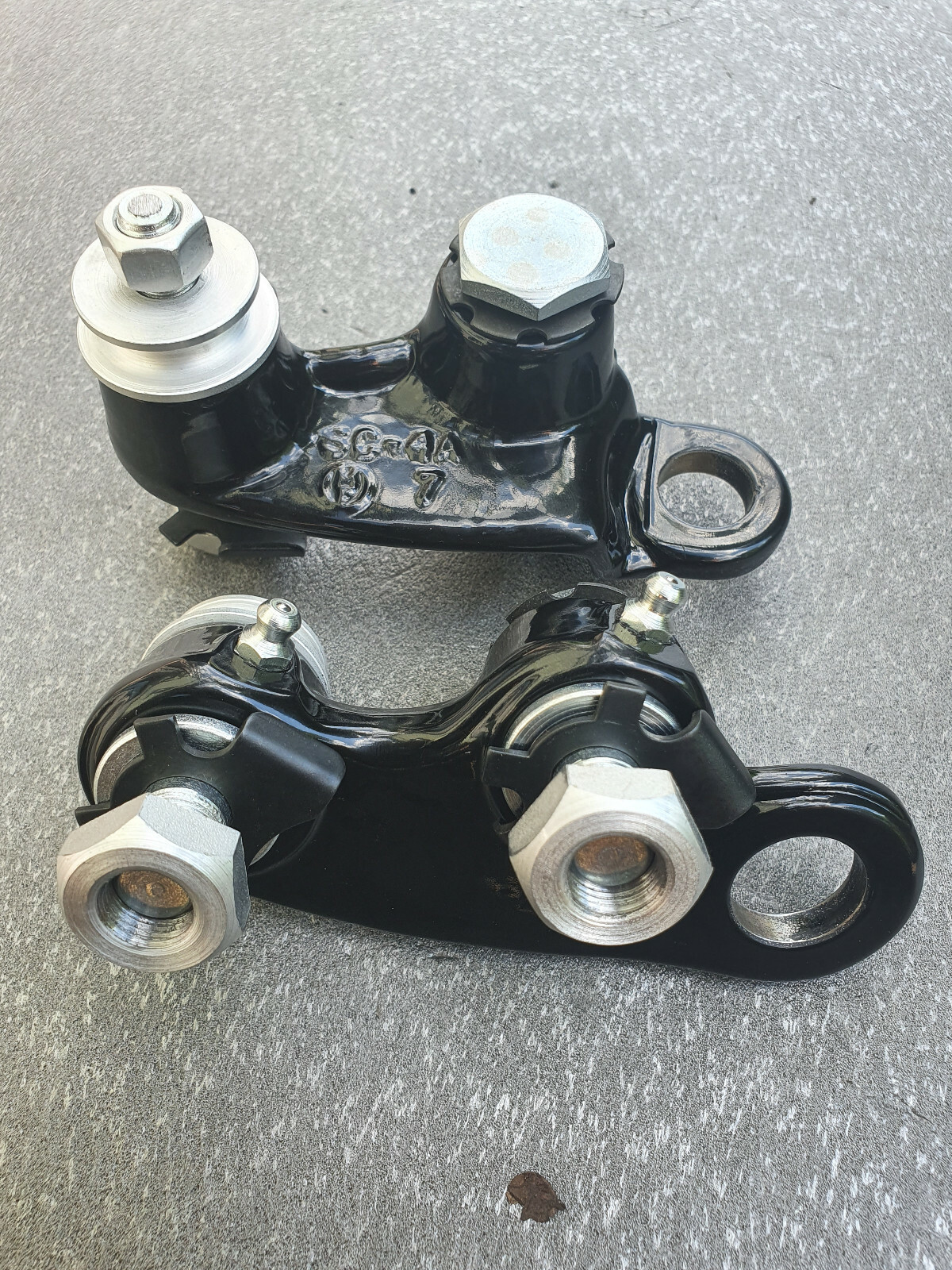 Harley WL WLA WLC WLD UL EL Flathead Big Twin Black Complete Rockers ...