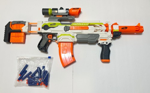NERF N-Strike Modulus ECS-10 Motorized Dart Gun Blaster Scope Grip ...