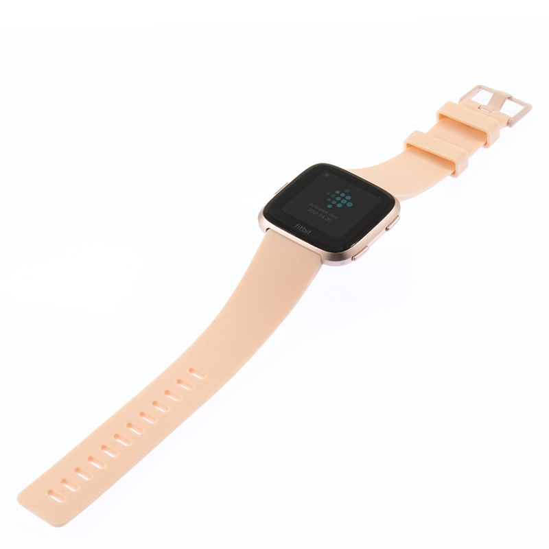 Fitbit Versa Fitness Smartwatch - Peach/Rose-Gold Aluminum - FB504RGPK ...