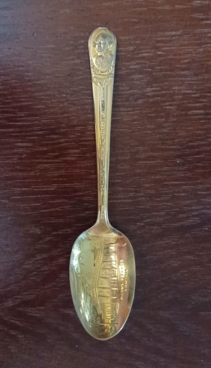 George Washington - Wm Rogers Gold Plated Presidential Spoon | eBay