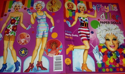PHYLLIS DILLER, America's First Lady of Comedy, Paper Doll Book ...