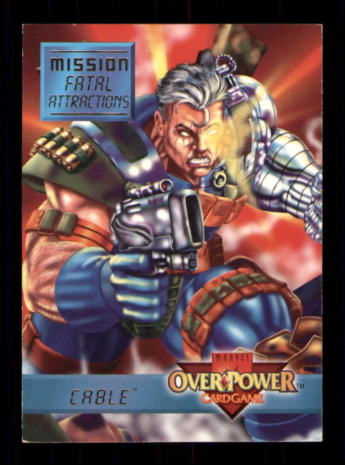 Cable 2 of 7 Marvel Over Power 1995 Trading Card TCG CCG | eBay