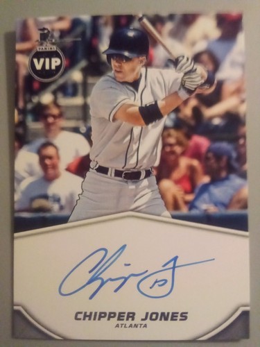 2019 Panini National Convention VIP Instant Access Chipper Jones Auto ...