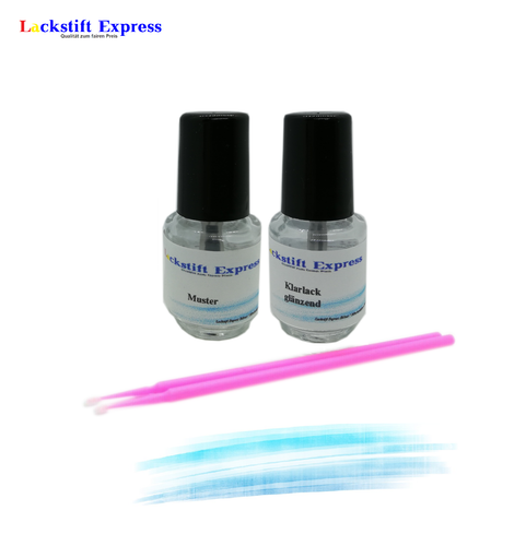 Lackstift Set geeignet für Skoda, F7A Steel Grey LF7A Stahl-Grau L-F7A ...