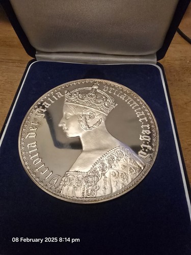 Queen Victoria Gothic Crown Coin Paperweight | eBay