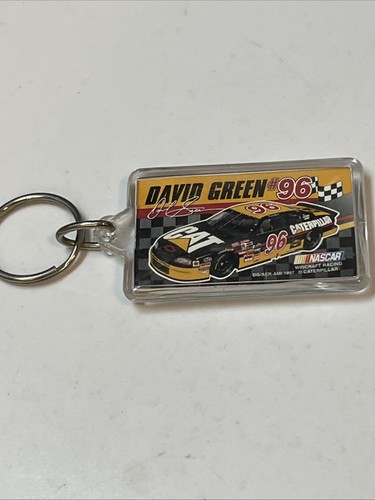 Vintage NASCAR CAT Caterpillar Racing Keychain #96 Chevrolet David ...