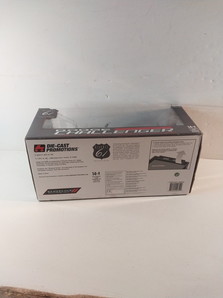 Highway 61 1/18 2010 dodge challenger R/T Plum crazy | eBay