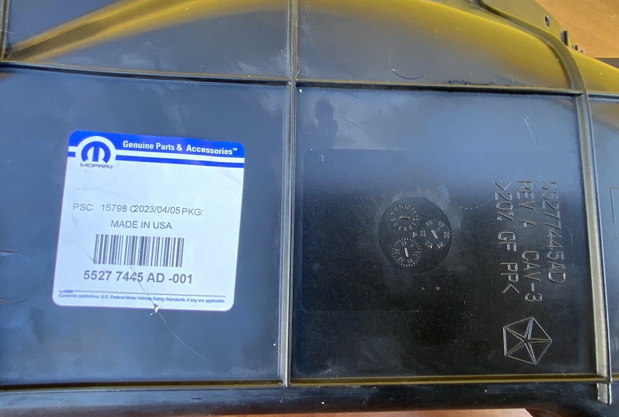 2009-2022 Dodge Ram Liner Splash Shield MOPAR Rear Left 55277445AD NEW ...