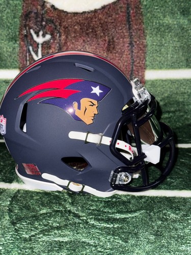 NEW ENGLAND PATRIOTS CUSTOM MINI FOOTBALL HELMET | eBay