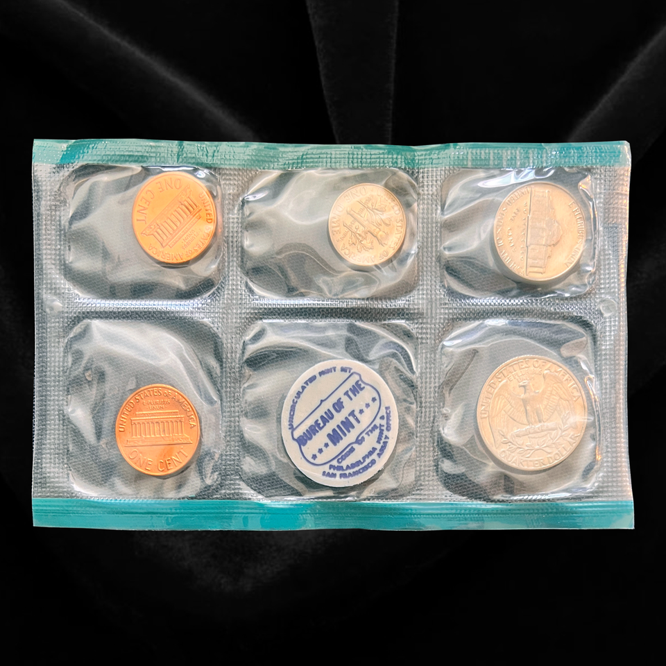 1970 U.S. Mint Uncirculated Coin Set - Denver & Philadelphia Mints | eBay