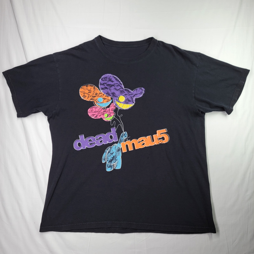 Deadmau5 Shirt Adult XL Black Rave Music House Techno Electronic Band ...