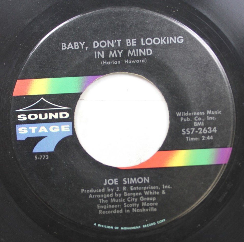 Soul 45 Joe Simon - Don'T Let Me Lose The Feeling / Baby, Don'T Be ...
