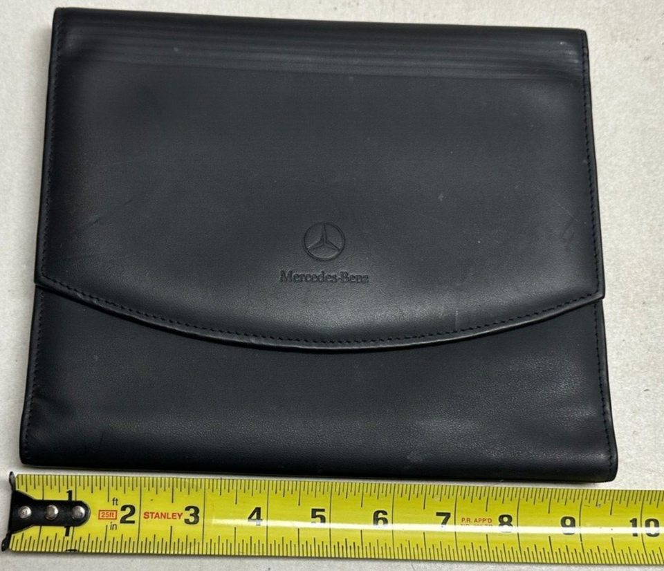 MERCEDES BENZ LEATHER CASE FOR OWNERS MANUAL OPERATORS USER GUIDE | eBay