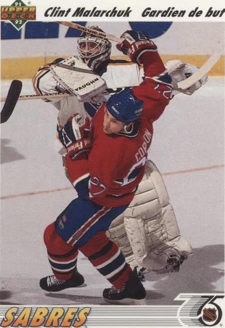 1991-92 Upper Deck - Clint Malarchuk #368 French for sale online | eBay