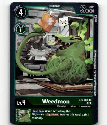 Digimon CCG Weedmon - Resurgence Booster | eBay