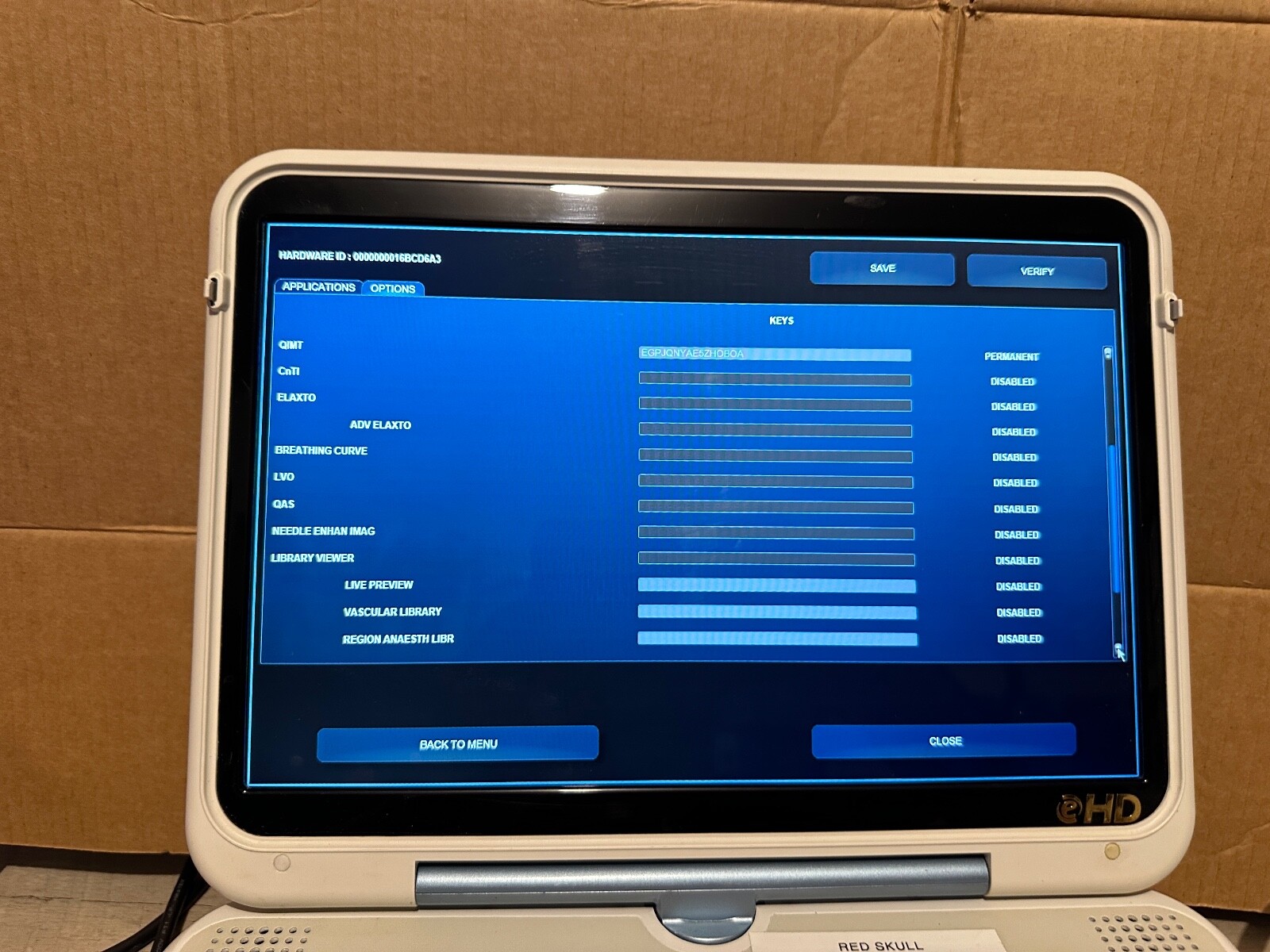 Esaote MyLab Alpha Portable Ultrasound With Case-Cardiac Vascular EHD ...