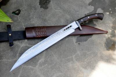 Seax sword-18 inches Blade Viking Seax- Hand forged seax sword with ...