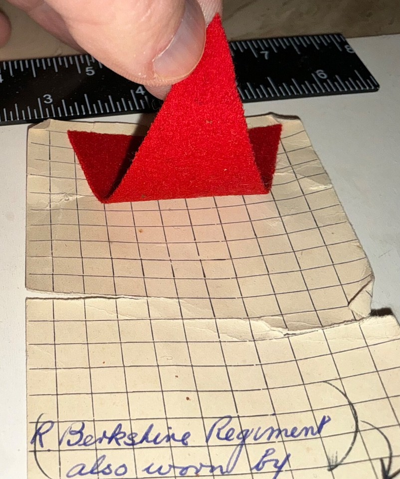 Post WWII British Berkshire County ACF Army Cadet Force Formation Sign ...