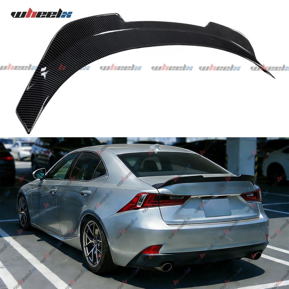 FOR 14-20 LEXUS IS200T IS300 IS350 PSM STYLE CARBON FIBER HIGHKICK ...