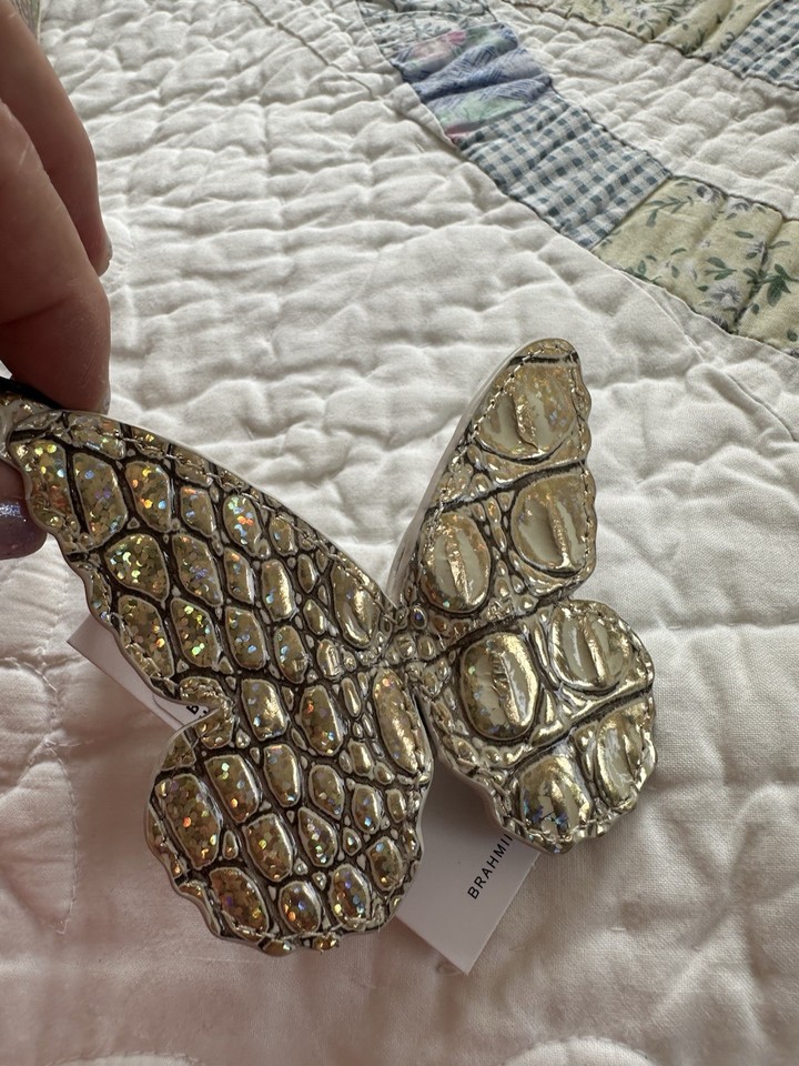 Brahmin Butterfly Hologram Melbourne Tassle-BNWT | eBay