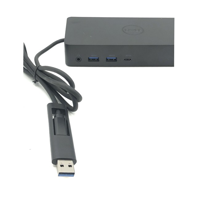 Genuine Dell D6000 USB 3.0 UHD 4k Universal Docking Station w/ Adapter ...