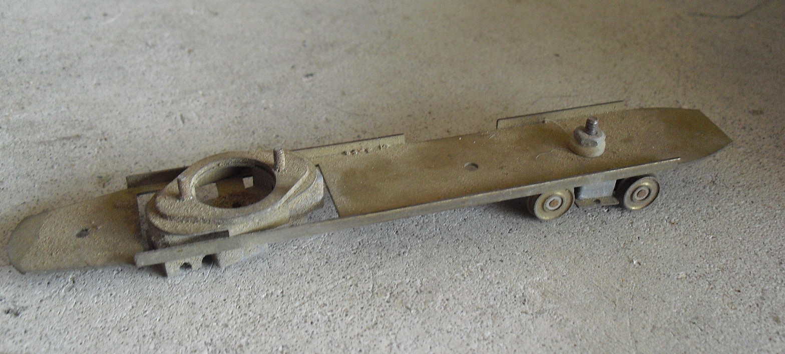 Vintage HO Scale Brass Train Car Frame One Truck LOOK | eBay