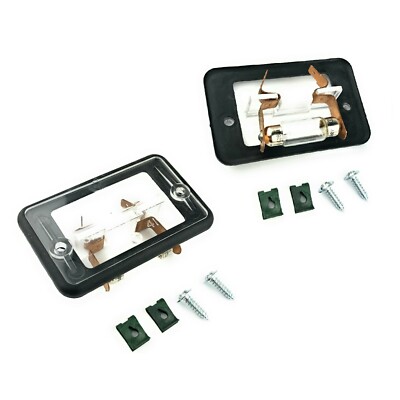 94-04 Land Rover Discovery 1 II Rear License Plate Lamp Lights Genuine ...