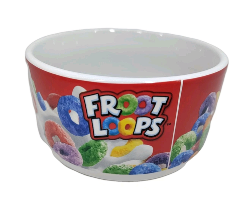 Vintage Kelloggs Froot Loops Ceramic Cereal Bowl 5" Fruit Loops Galerie ...