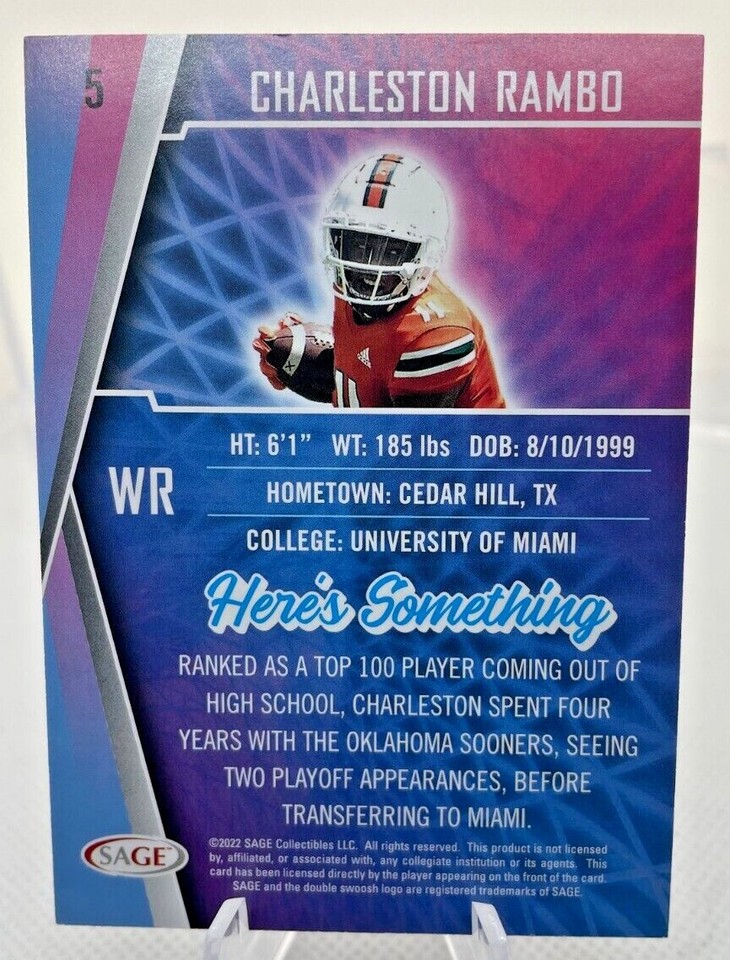 2022 Myjai Sanders SAGE Player Card #5 | eBay