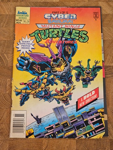 1994 ARCHIE COMICS TEENAGE MUTANT NINJA TURTLES ADVENTURES #62 CYBER ...