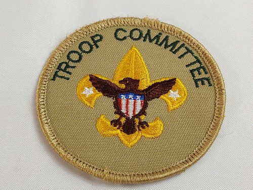 Vintage Troop Committee Round 3" Embroidered Uniform Patch Boy Scouts ...