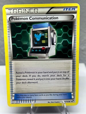 Pokémon TCG Pokemon Communication Black and White 99/114 Regular ...