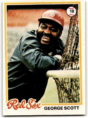 1978 Topps George Scott Boston Red Sox #125 | eBay