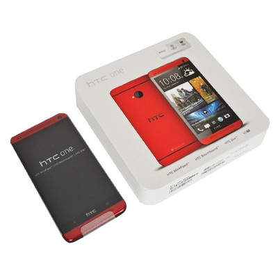 HTC One 801N 32GB Red Factory Unlocked 4G LTE 34 2G Boxed GSM - 14 Days ...