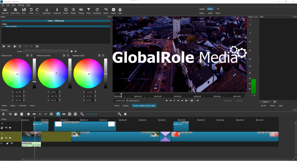 Video studio film movie editor editing software program on USB Flash ...