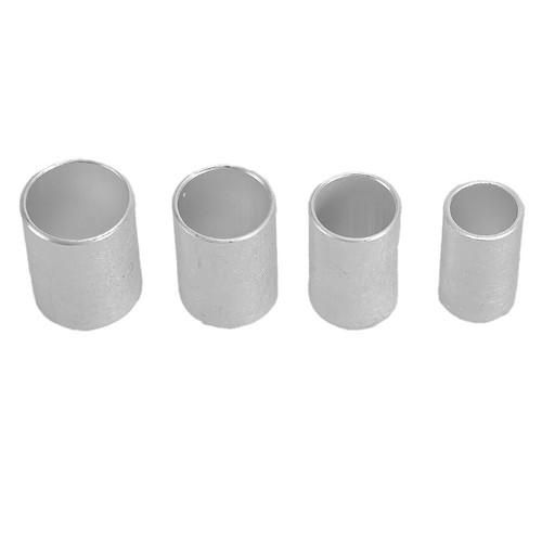 40x Auto Air Conditioner Crimp Ferrule joint A/C Hose Fitting Aluminium ...