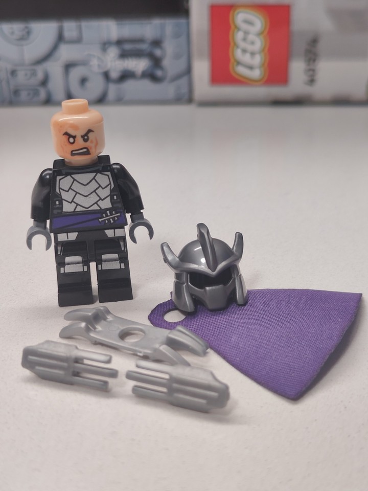 NEW TMNT Shredder Custom Lego Minifigure Dark Purple Cape Shredder Lair ...