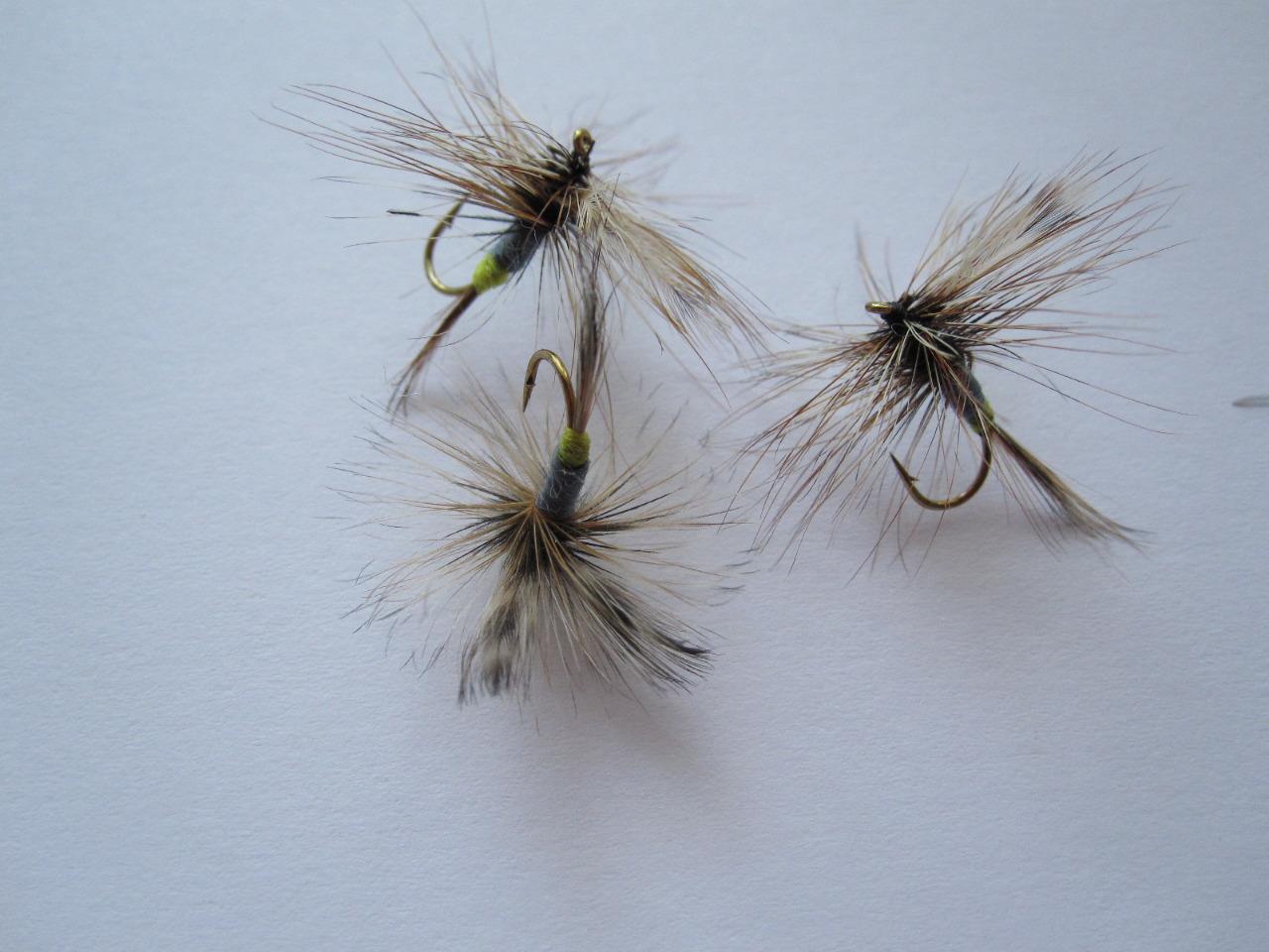 1 DZ D16-7 ADAMS FEMALE'S (SIZES AVAILABLE), DRY FLIES TROUT NYMPHS | eBay