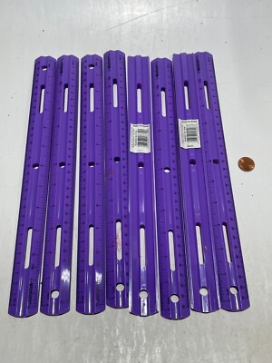 6 Plastic Rulers Back To School Student Measure Inches CM Acme Westcott ...
