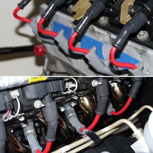 48322R Spark Plug Wires Set of 8 For GM Suburban Corvette Silverado LS1 ...