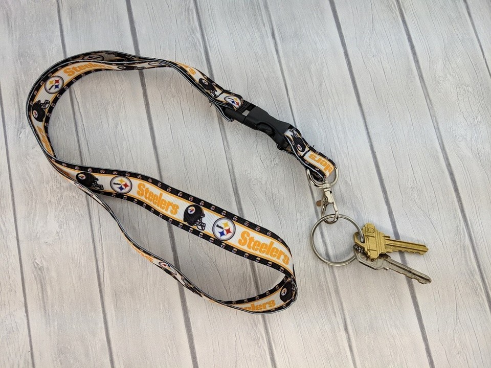 Steelers Lanyard for Keys ID Badge Holder Football Lanyard Keychain ...