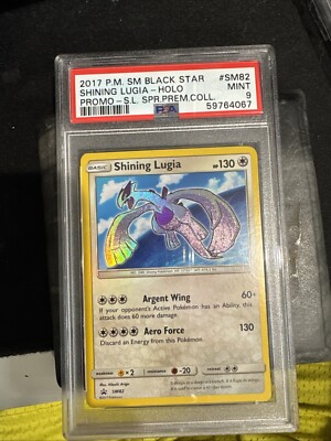 Pokémon TCG Shining Lugia SM Black Star Promo SM82 Promo PSA 9 Mint | eBay