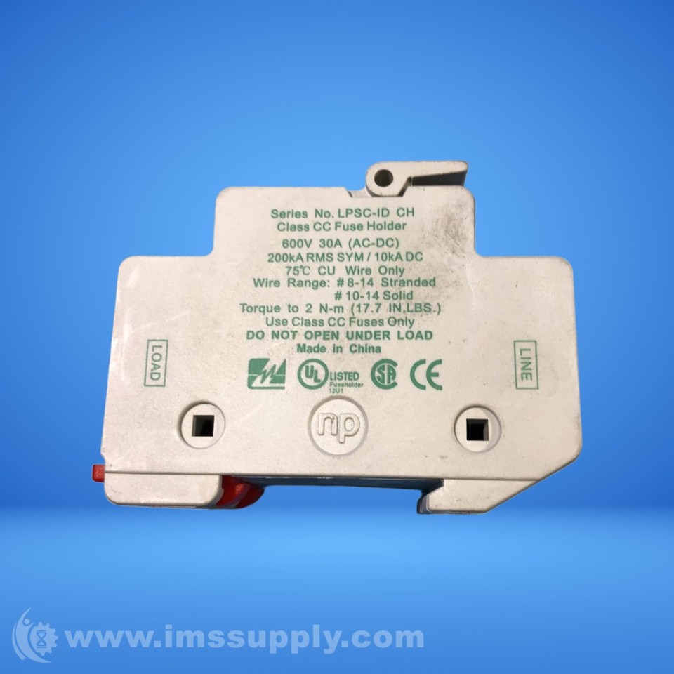 Littelfuse LPSC-ID-CH Poles 2 Dead Front Fuse Holder FNIP | eBay